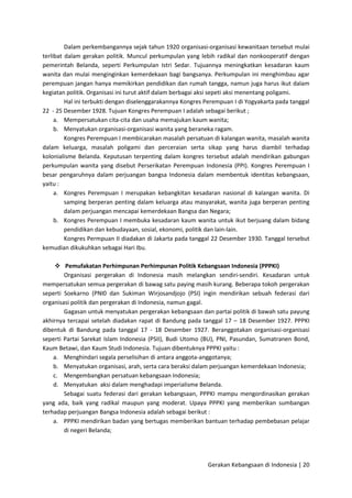 Gerakan kebangsaan di indonesia | PDF