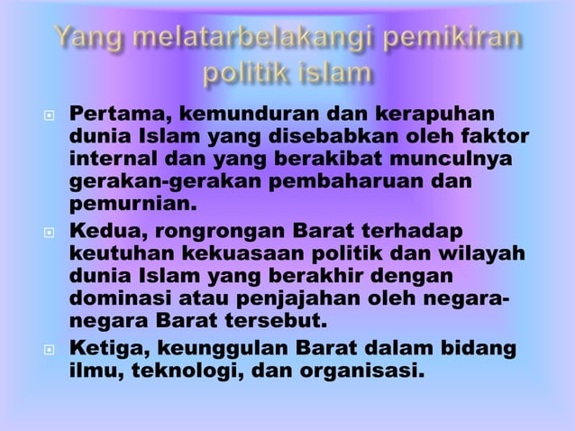 Gerakan pembaharuan islam di indonesia | PPTX