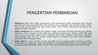 BERIKUT ADALAH MATERI KELAS XI GERAKAN PEMBARUAN DALAM ISLAM | PPTX
