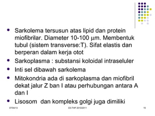 ITP UNS SEMESTER 1 Gerakan sel dan gerakan otot | PPT