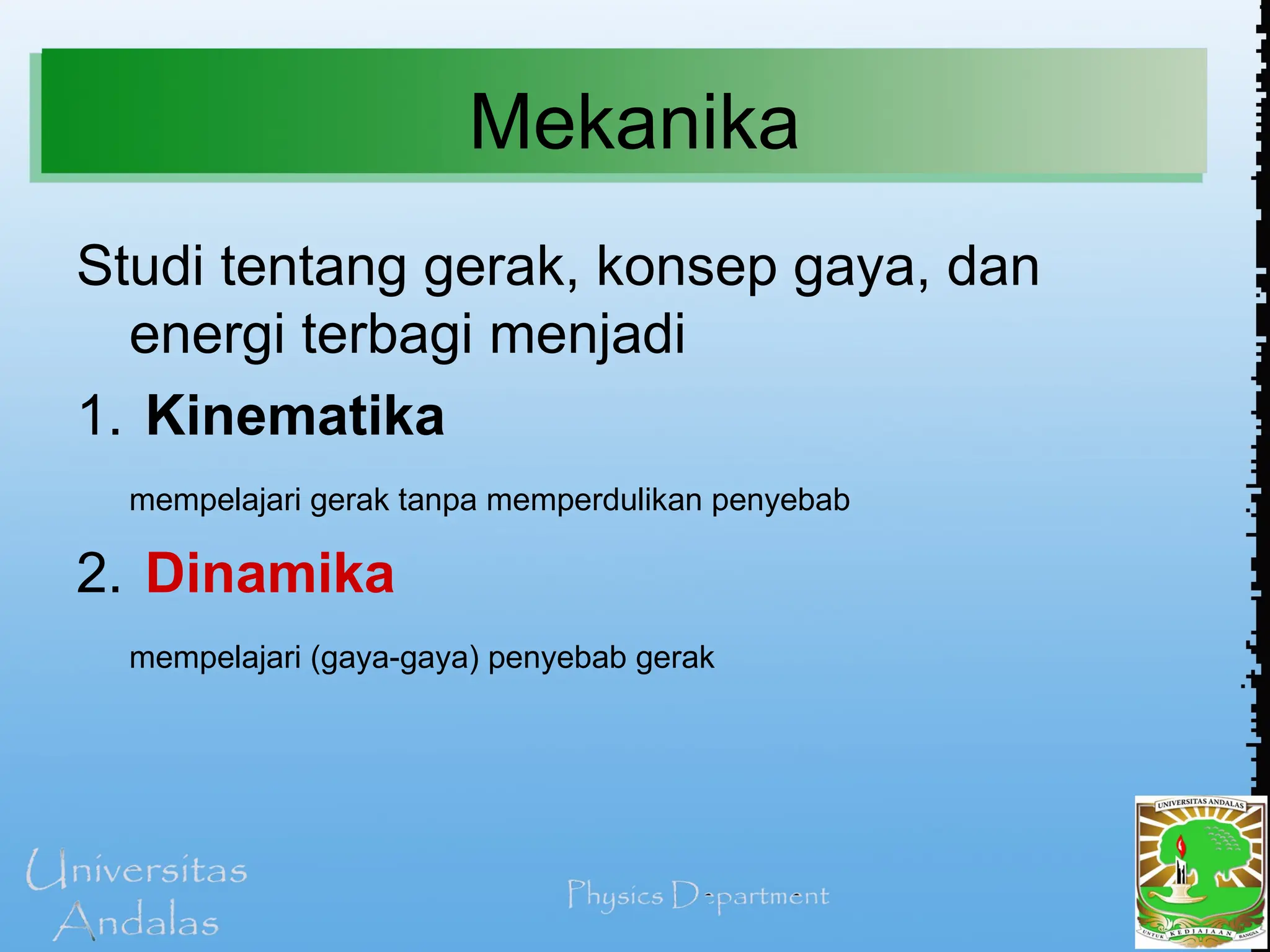 Gerak dalam satu dimensi (3) kimia fisik.ppt