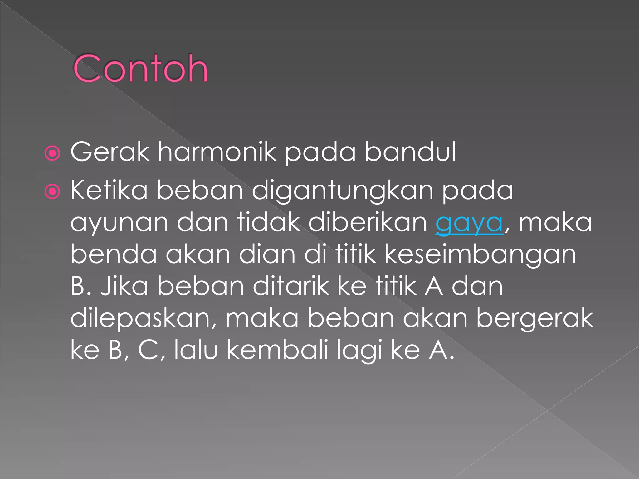 Gerak harmonik dan super posisi | PPTX