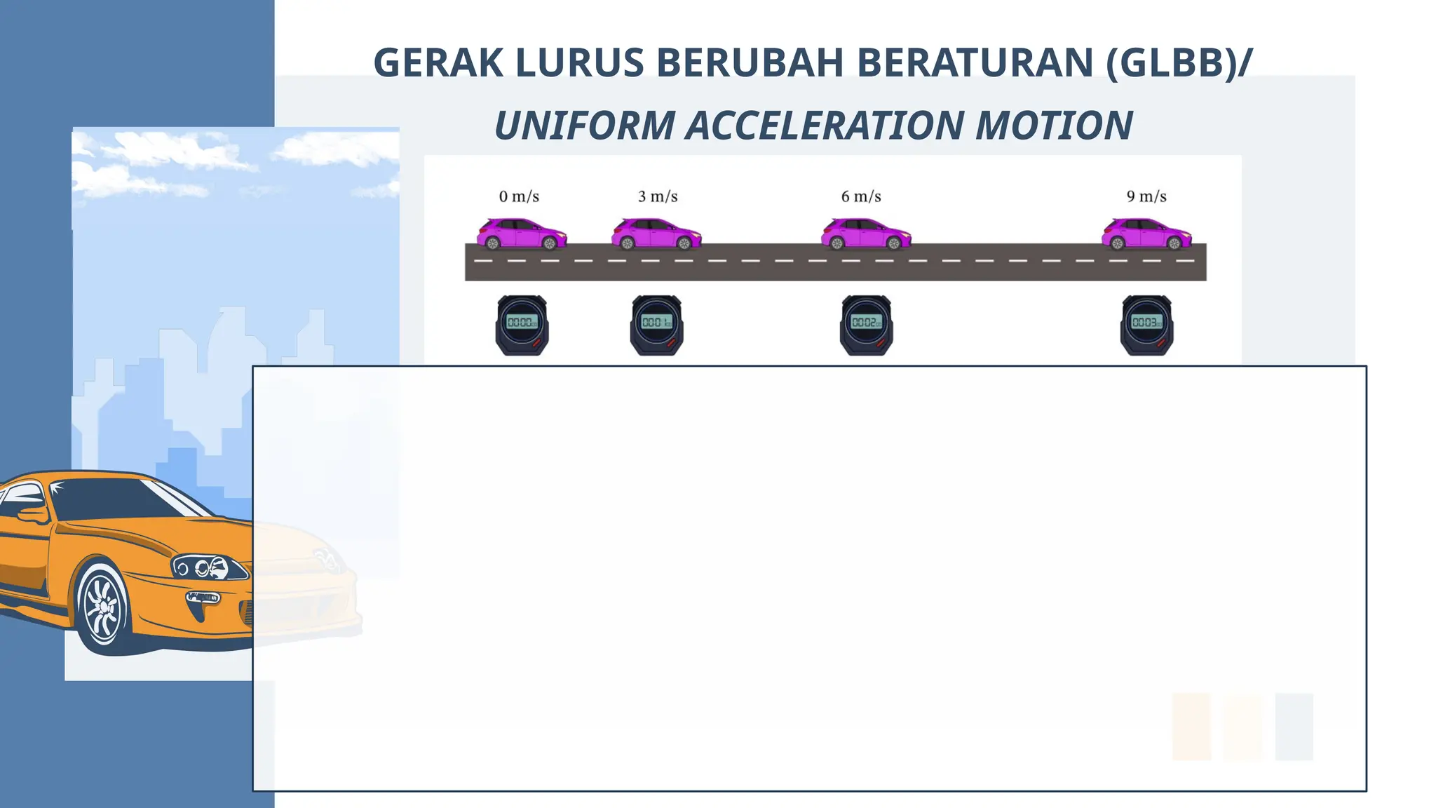 Gerak LURUS Dalam Kehidupan Sehari- hari | PPTX