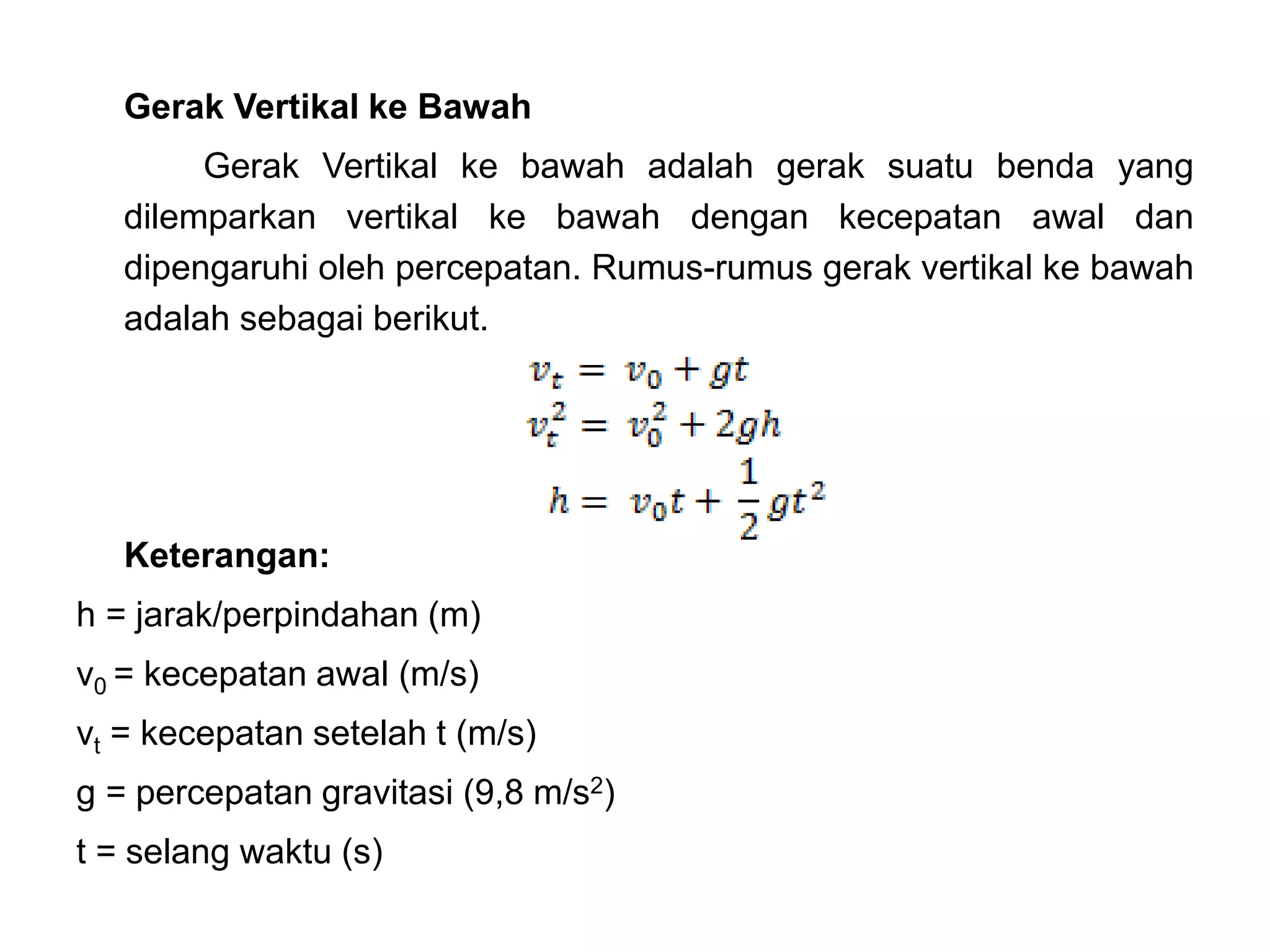Gerak lurus berubah beraturan (glbb) | PPTX