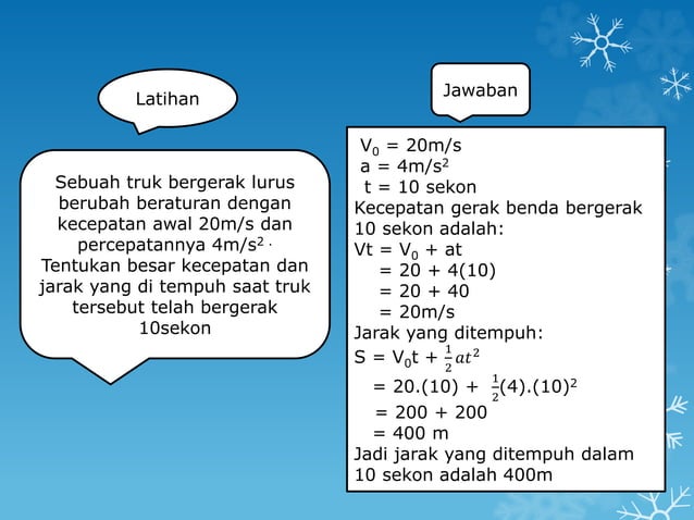 Gerak Lurus FISIKA X.pptx. fisika gerak lurus beraturan dan berus berubah beraturan | PPT