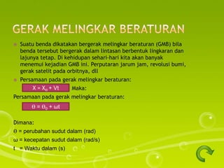 Gerak melingkar | PPTX