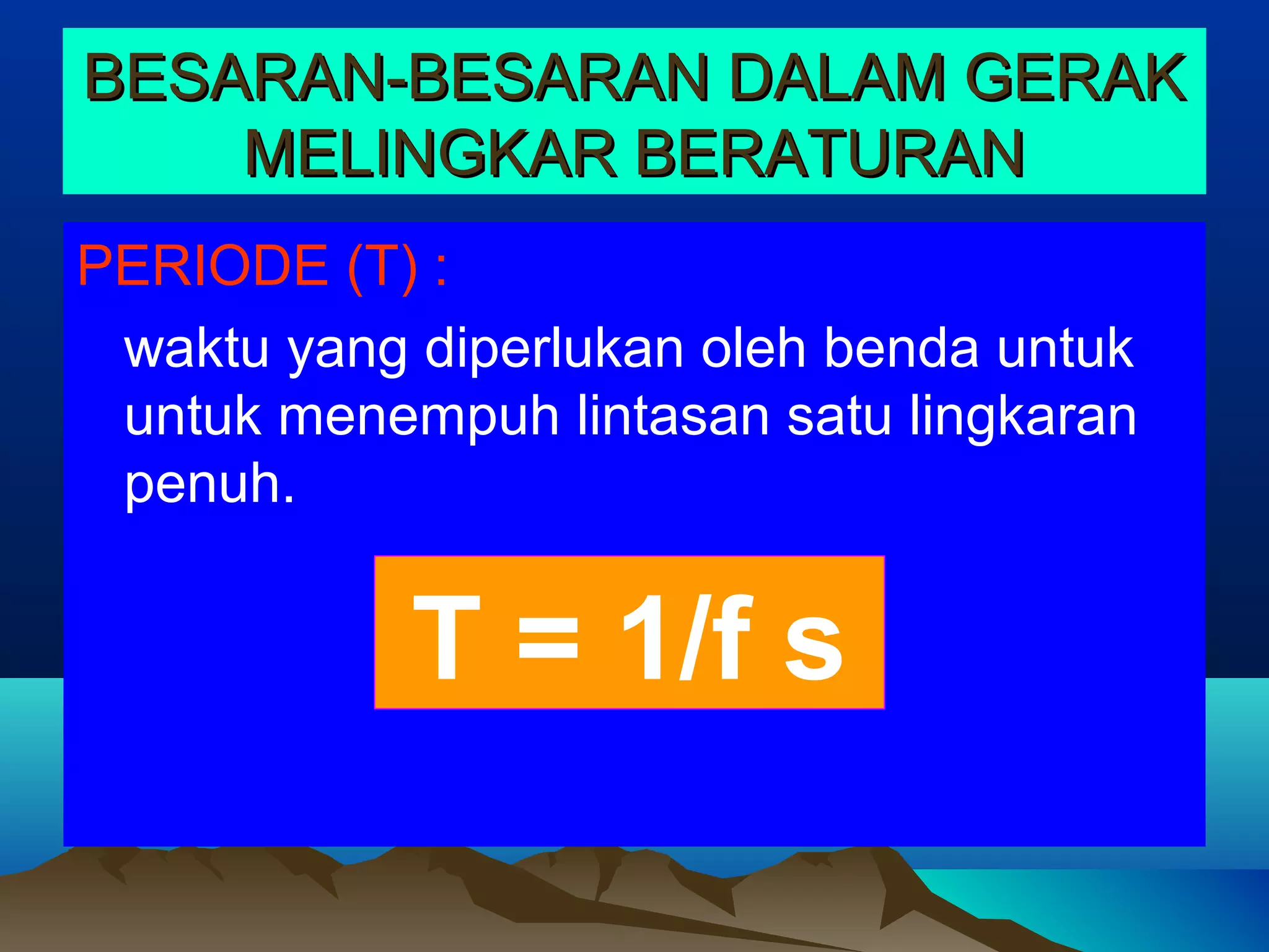 Gerak melingkar beraturan | PPT