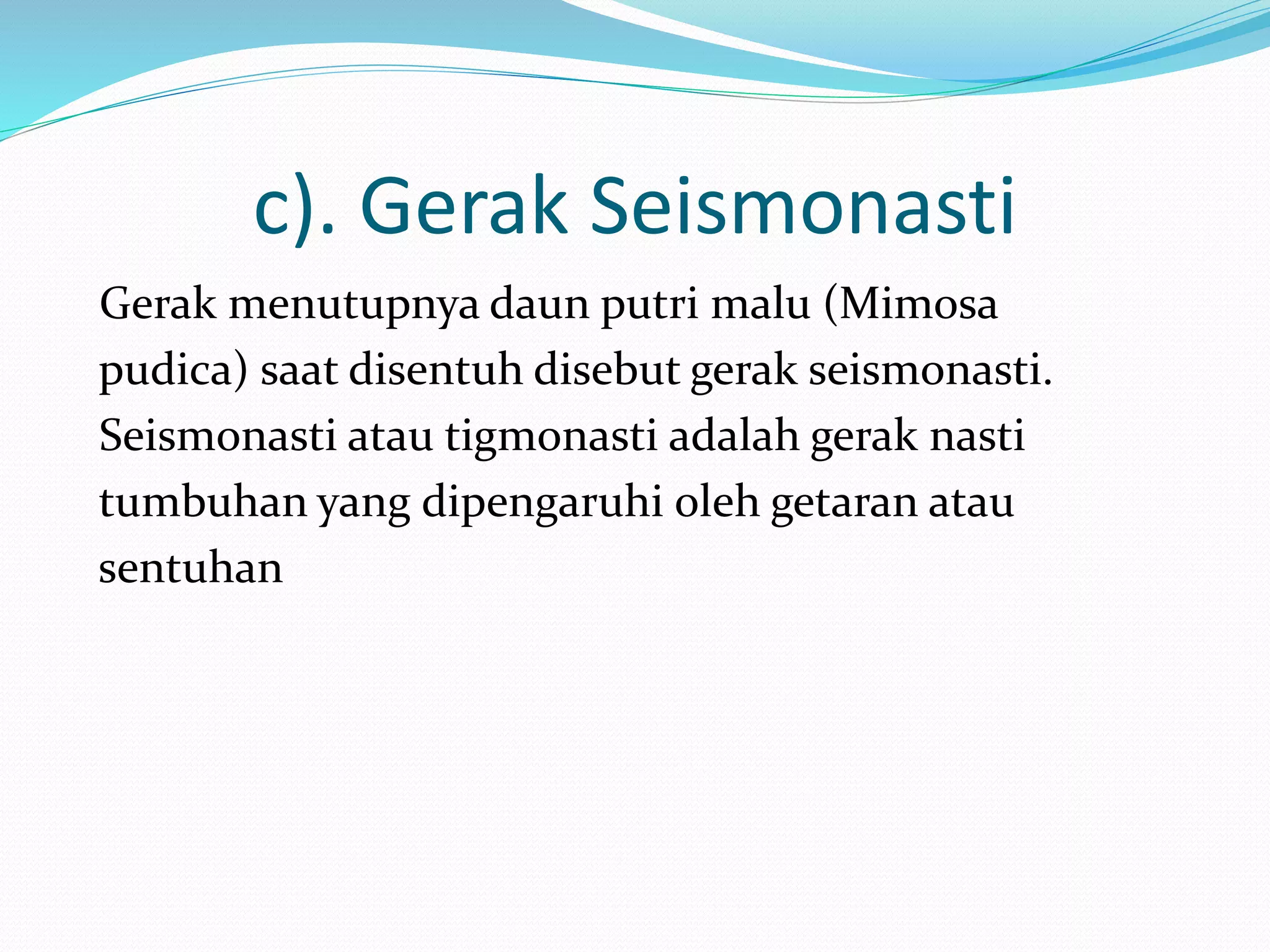 Gerak pada makhluk hidup | PPTX
