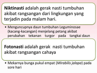 Gerak pada makhluk hidup | PPT