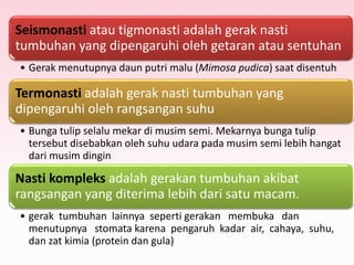 Gerak pada makhluk hidup | PPT