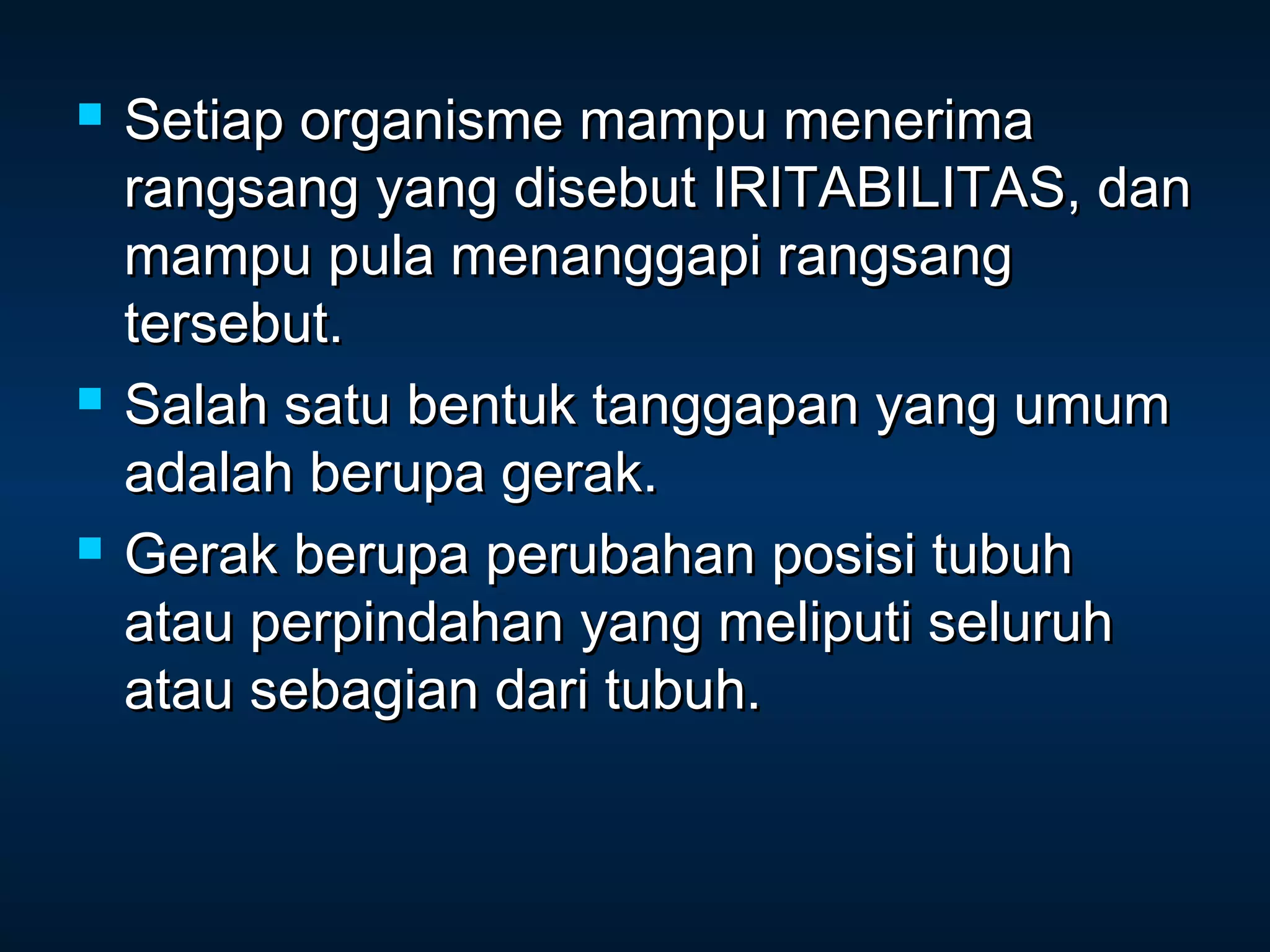 Gerak pada Tumbuhan | PPT