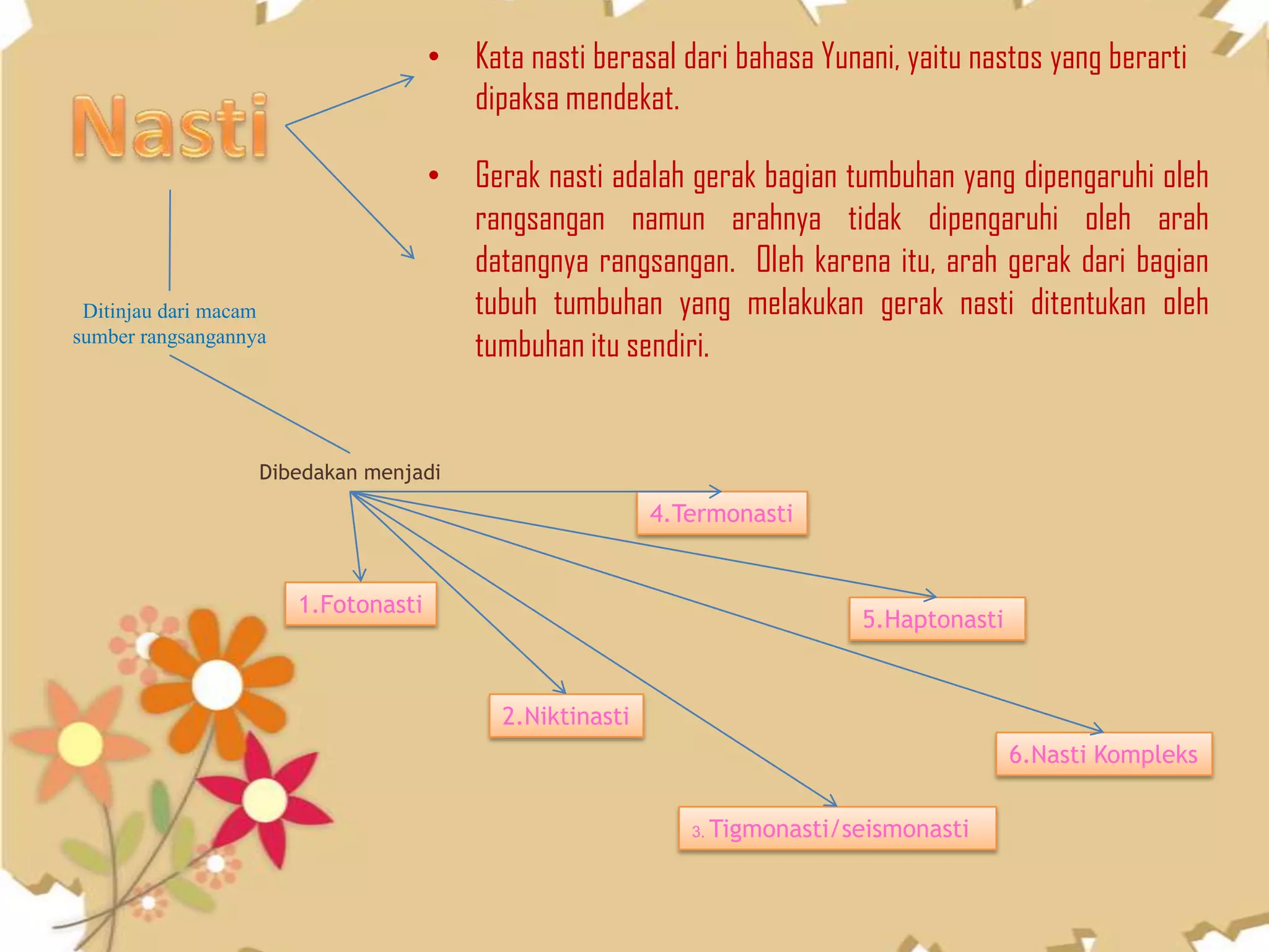 Gerak pada tumbuhan | PPTX