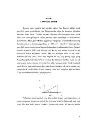 Gerak parabola | DOCX