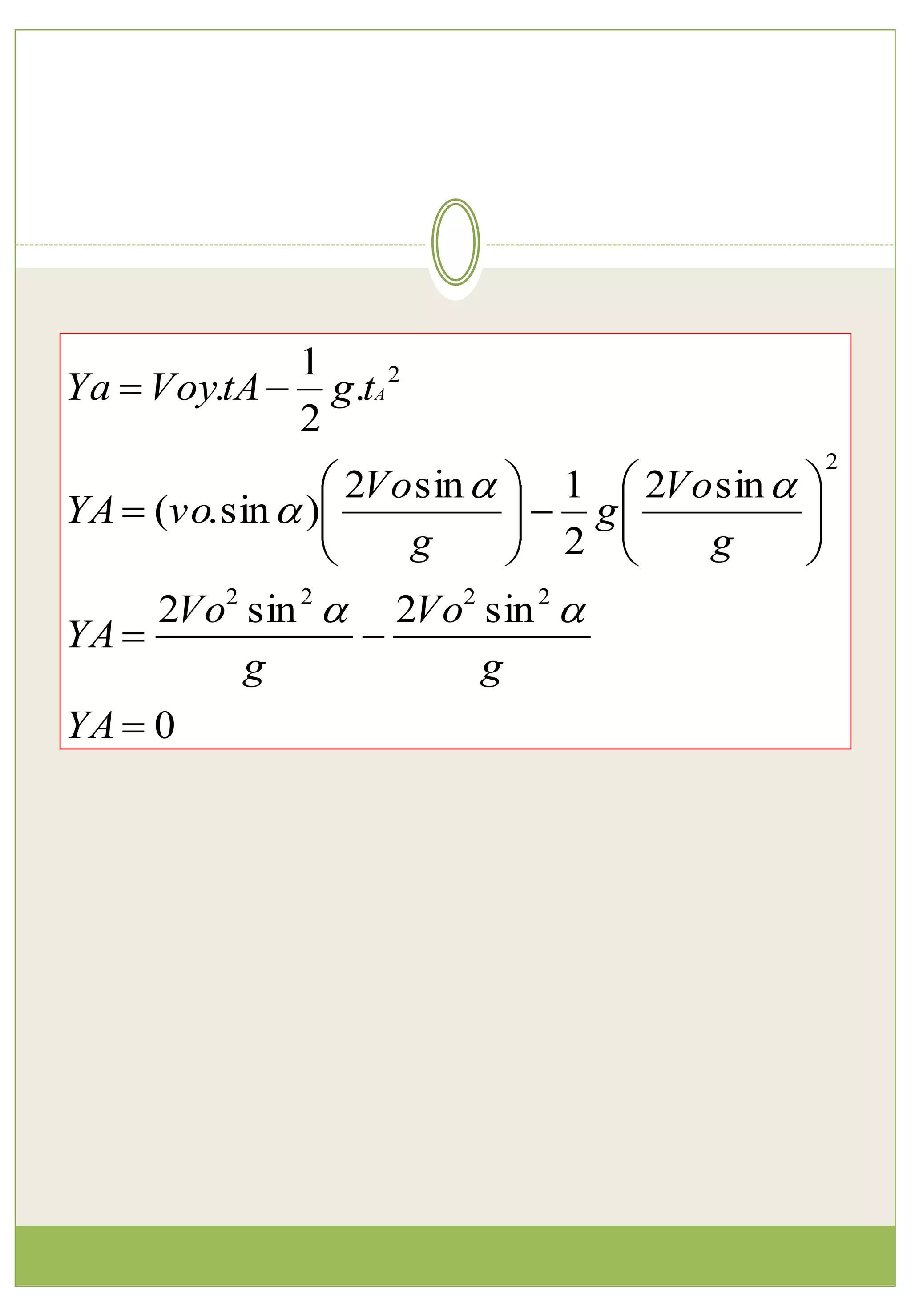 Gerak parabola | PDF