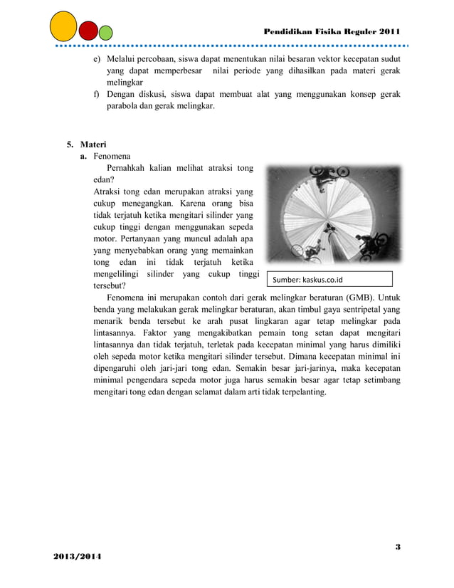 Gerak parabola dan gerak melingkar lengkap lp | PDF
