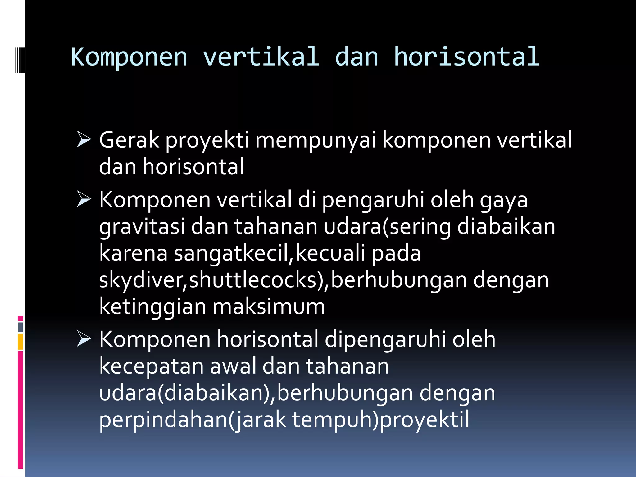 Gerak proyektil | PPT