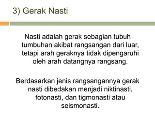Gerak tumbuhan | PPTX