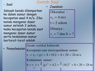 Gerak vertikal | PPTX
