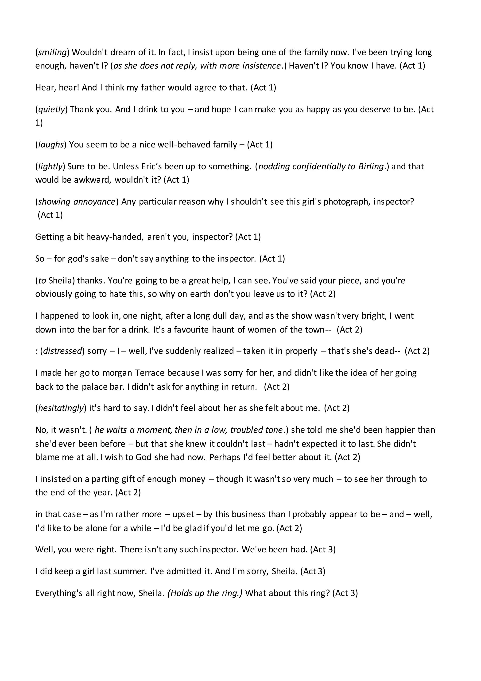 Gerald Key Quotes | DOCX