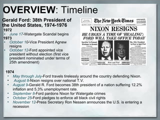 Gerald Ford Powerpoint | PPT