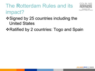 PowerLogistics Asia 2013- '' Are the maritime laws outdated?" Gerald ...