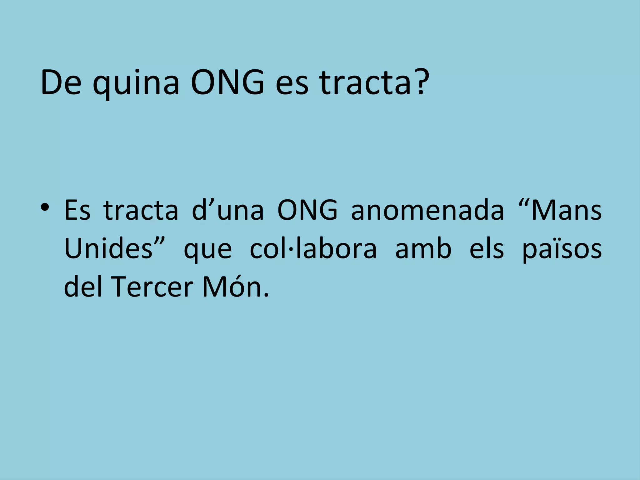 GERARD BARTALOT MANS UNIDES | PPT