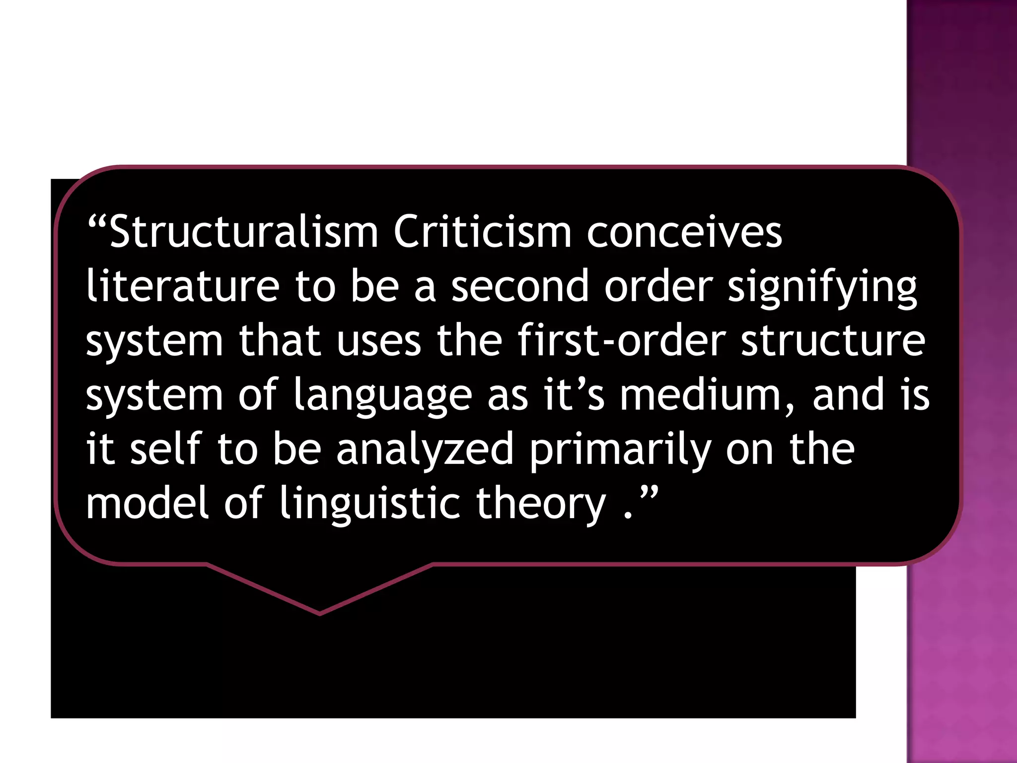 Gerard genette's structuralism & literary criticism | PPTX
