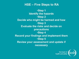 sensible risk assessment | PPT