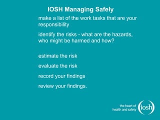 sensible risk assessment | PPT