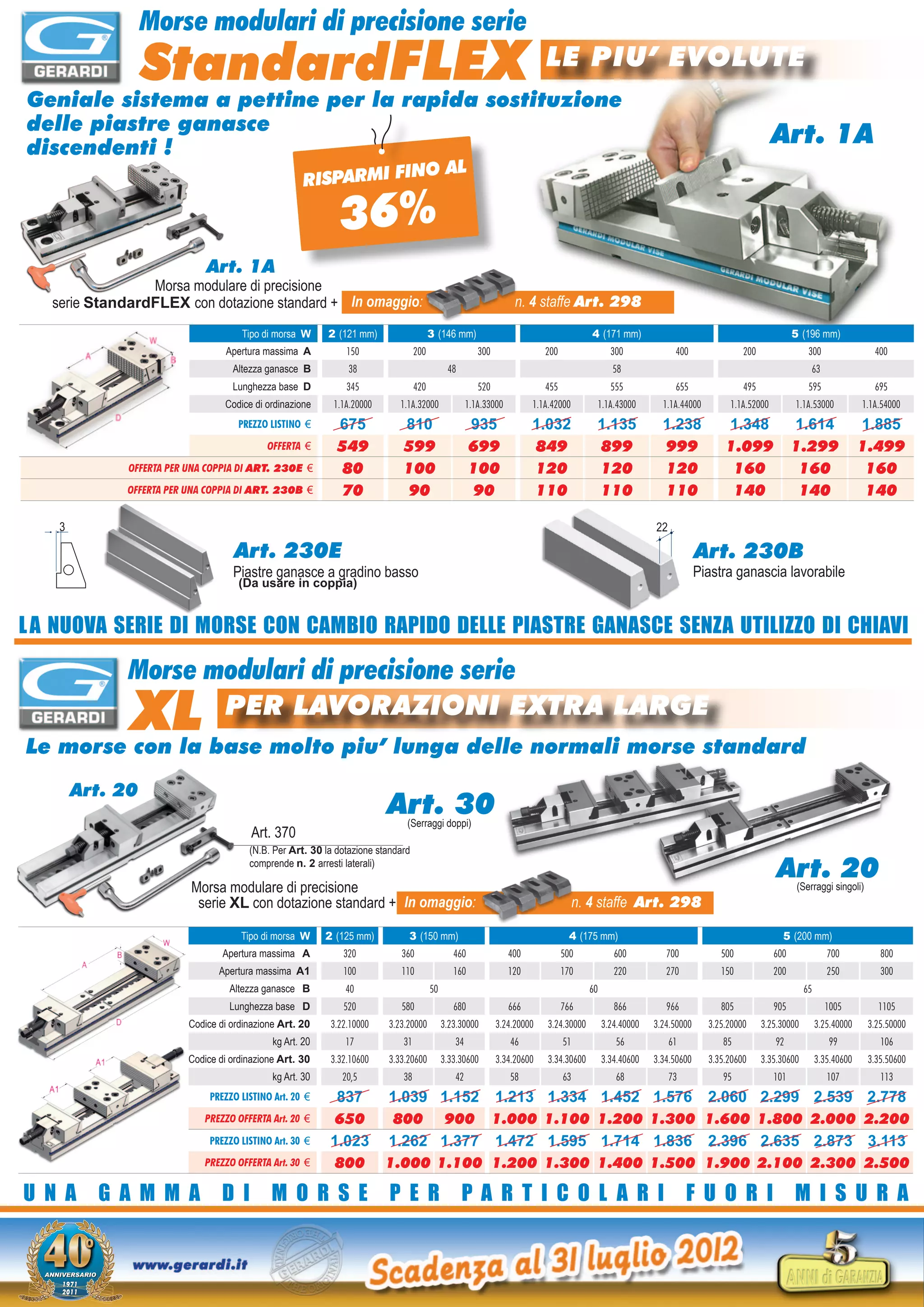 Gerardi offerta promozionale scadenza 31 Luglio 2012 | PDF
