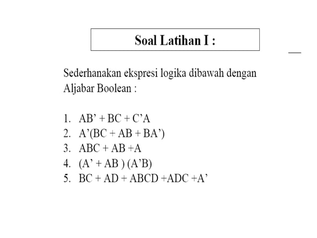 Gerbang kombinasi l1 | PPT