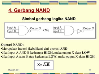 Gerbang logika | PPT