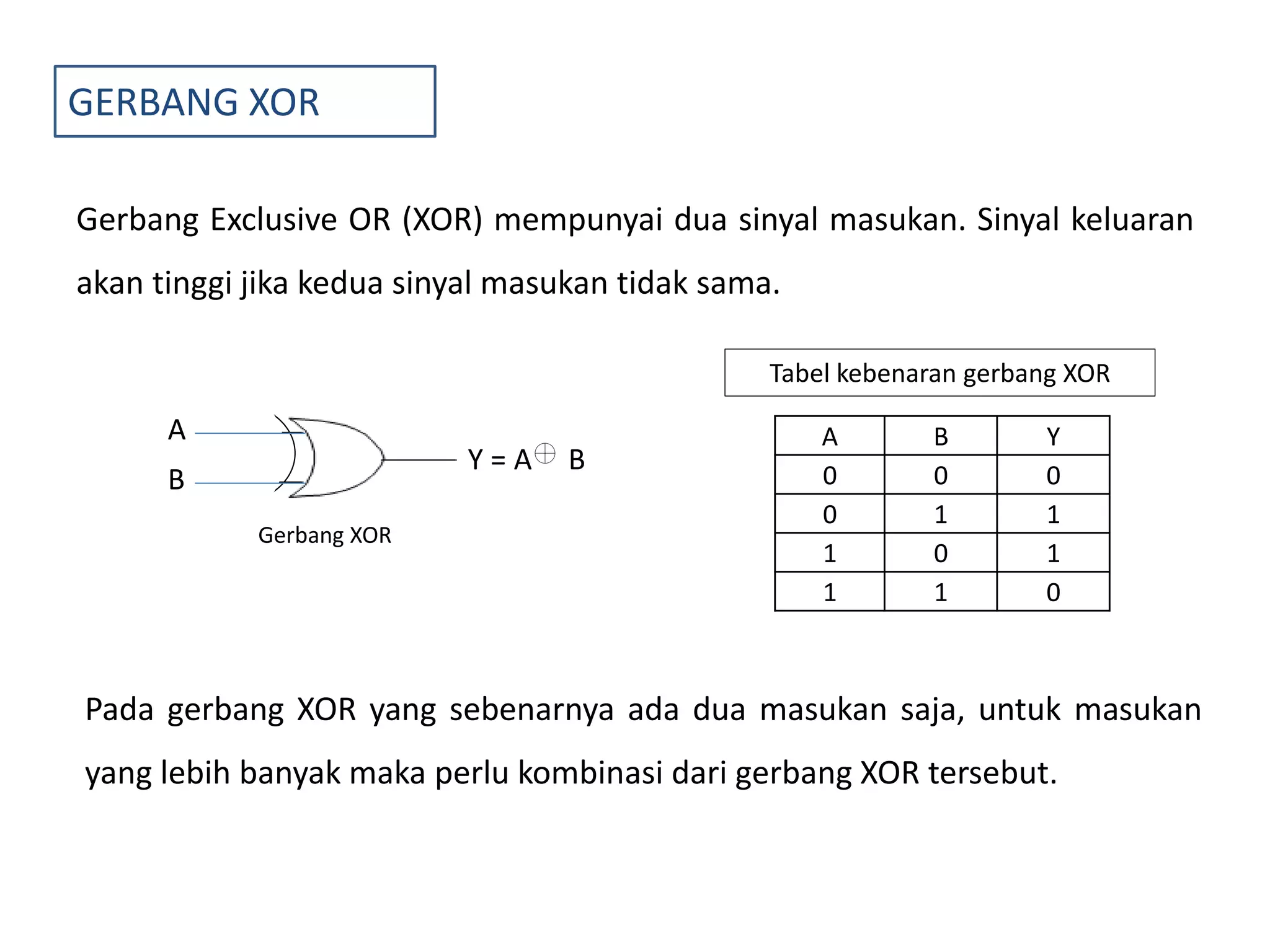 Gerbang logika | PPTX