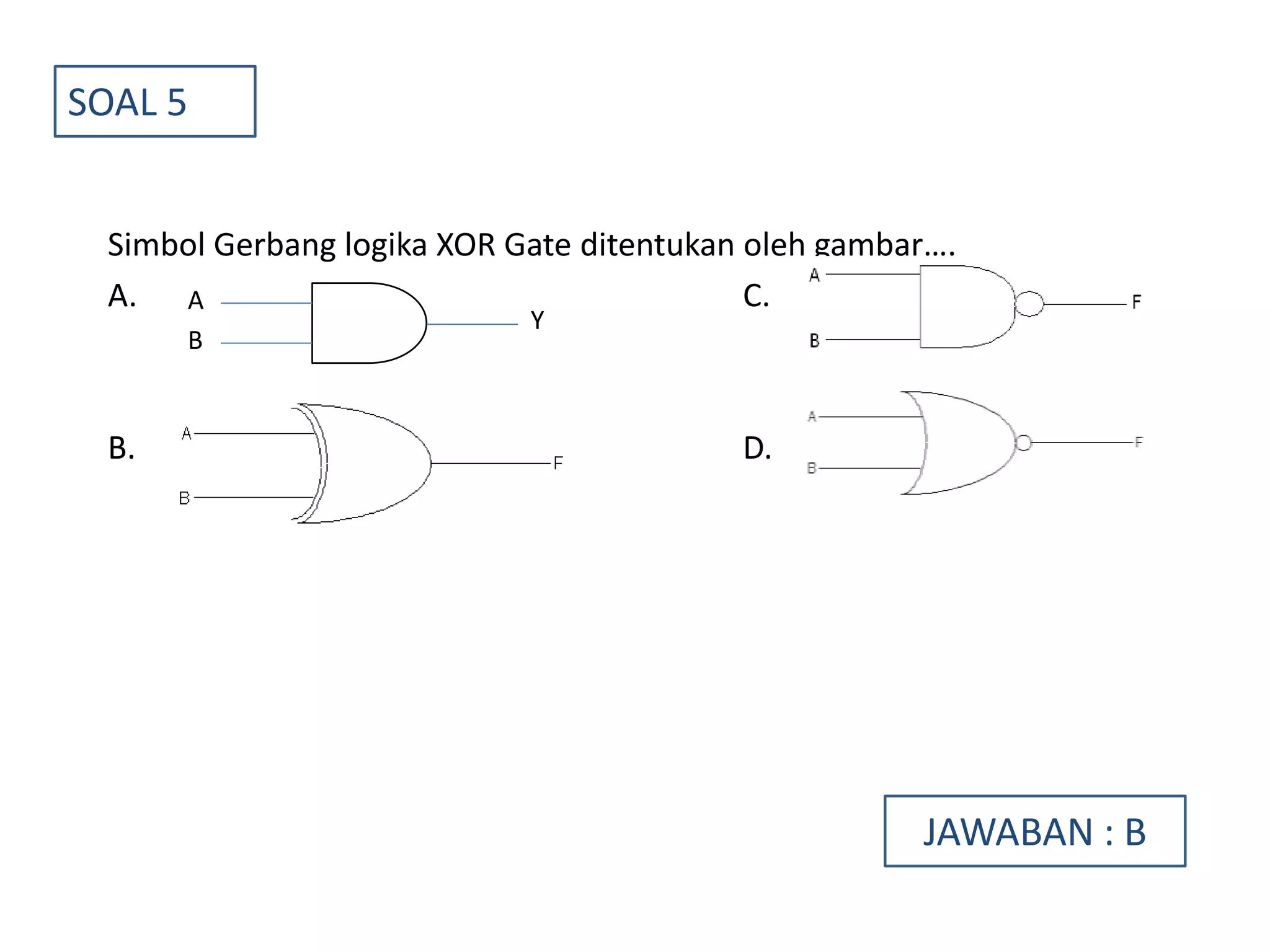 Gerbang logika | PPTX