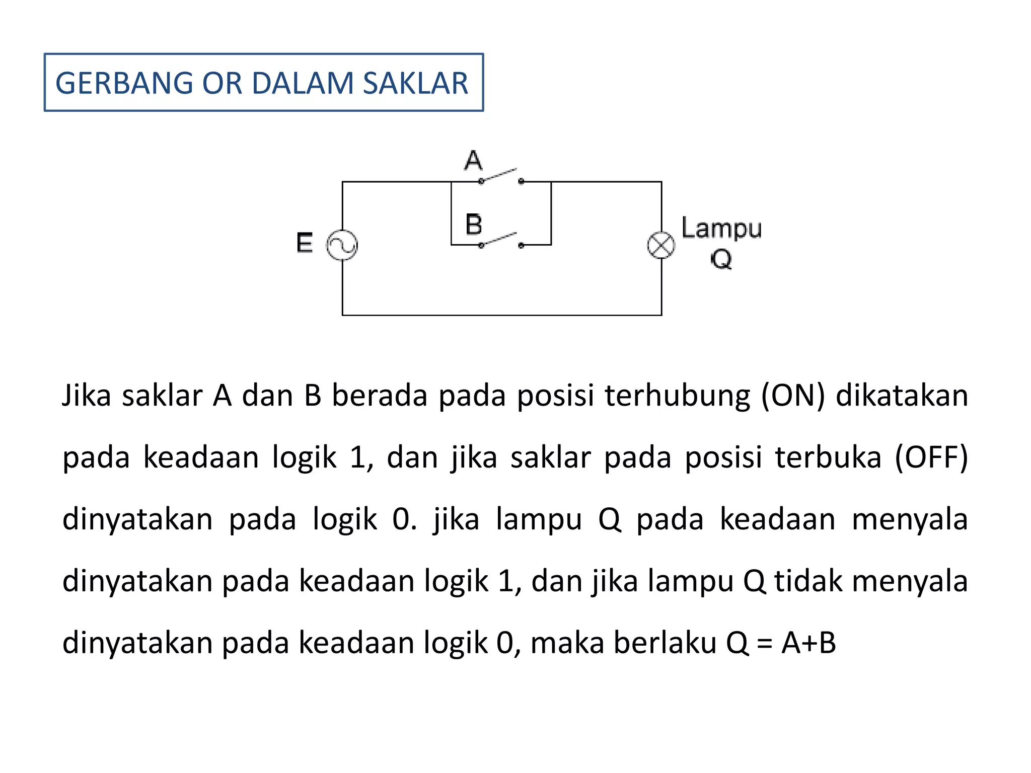 Gerbang logika | PPTX