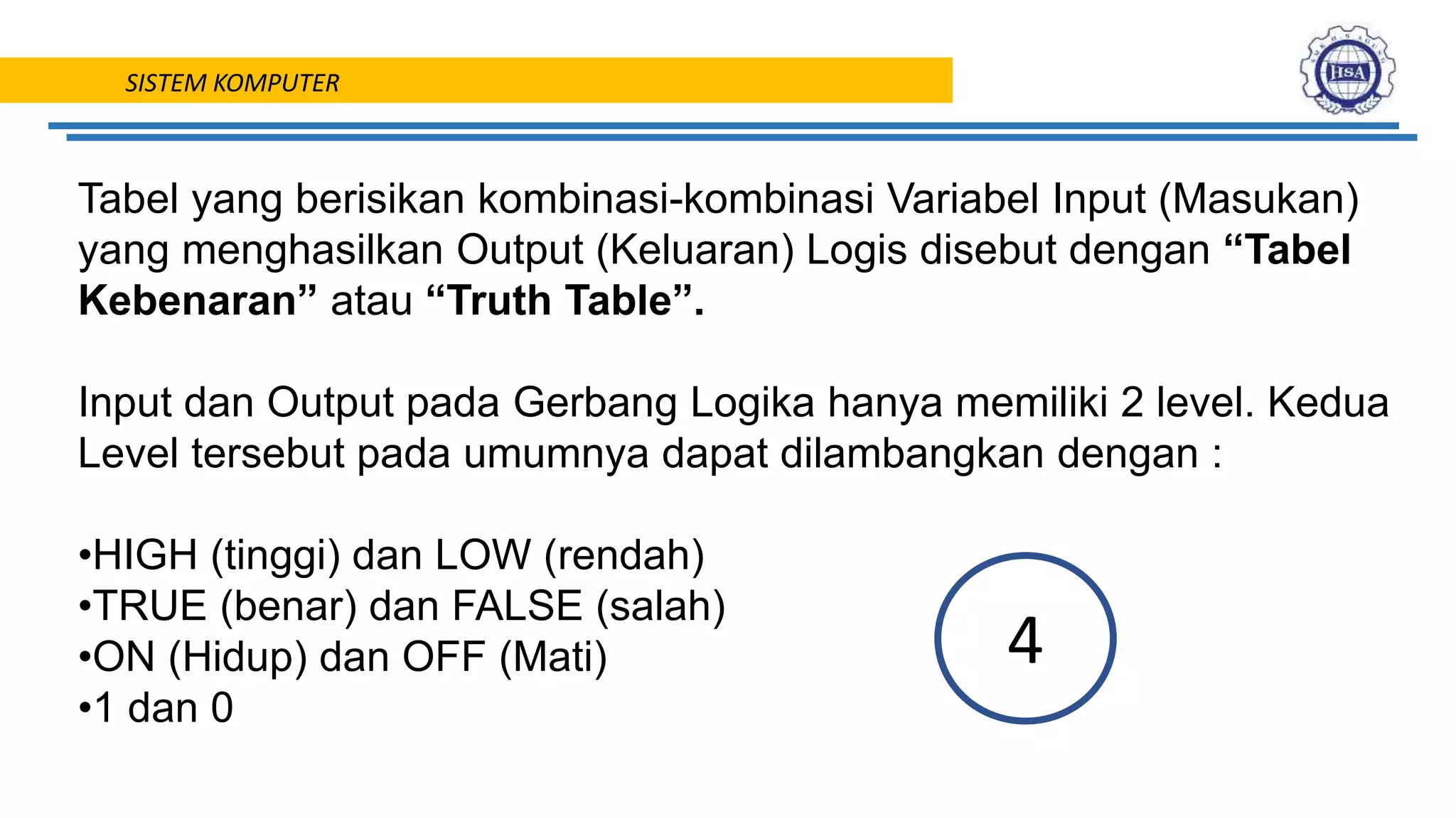 Gerbang logika | PPT | Free Download