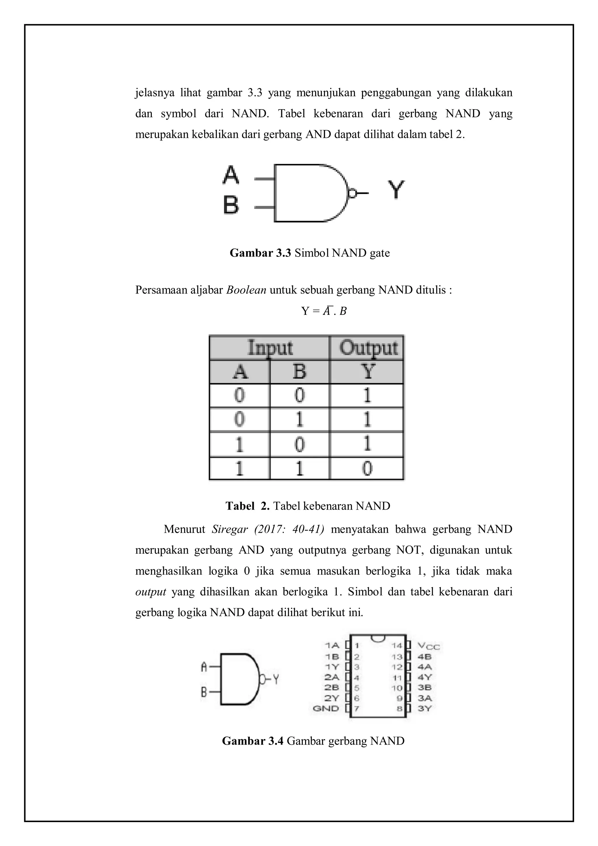 Laporan Praktikum Gerbang logika | PDF