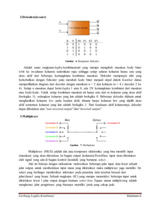 Gerbang logika kombinasi | DOCX