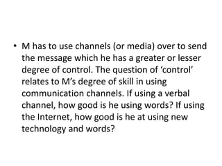 Gerbner’s model of communication | PPTX