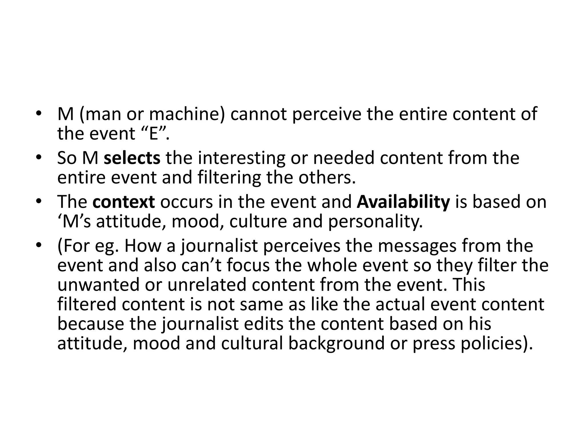 Gerbner’s model of communication | PPTX