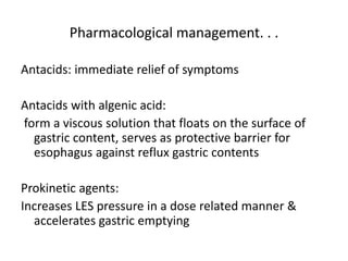 Gastro Esophageal Reflux Disease | PPT