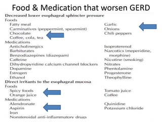 GERD - Overview for Pharmacy & Medical Students | PPTX | Digestive ...