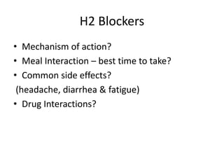 GERD - Overview for Pharmacy & Medical Students | PPTX | Digestive ...