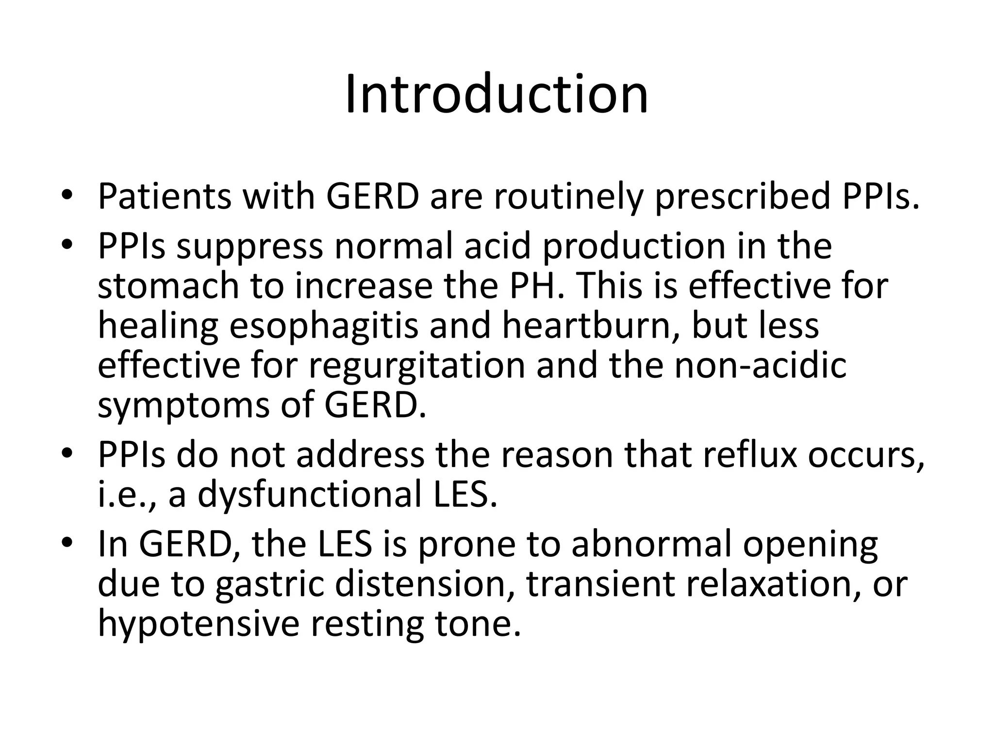Gastro-Esophageal Reflux Disease (GERD) | PPT