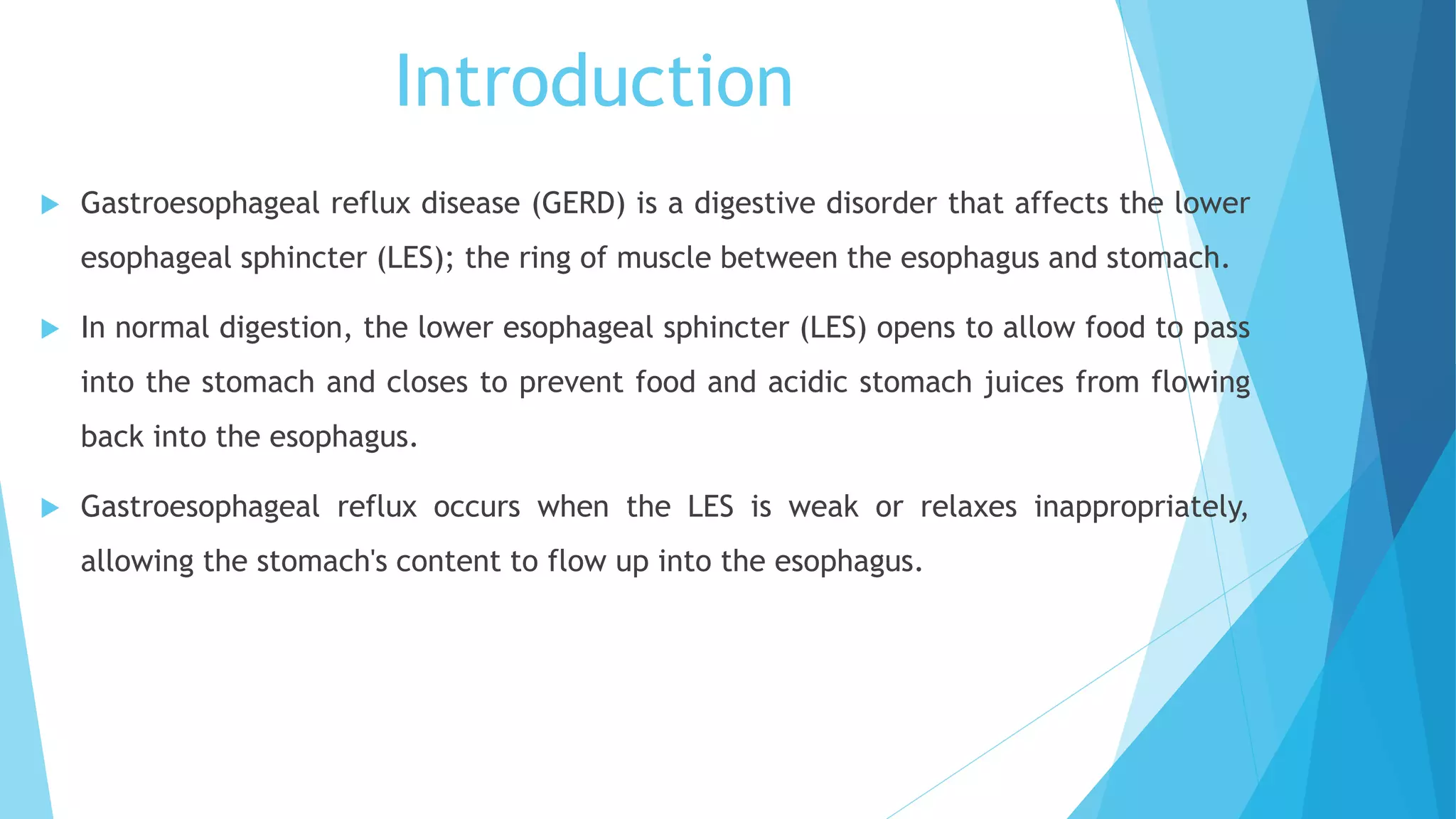 Gastroesophageal Reflux Disease | PPT