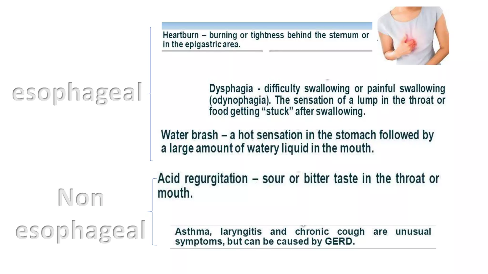 Reflux esophagitis or Gastroesophageal reflux disorder | PPTX
