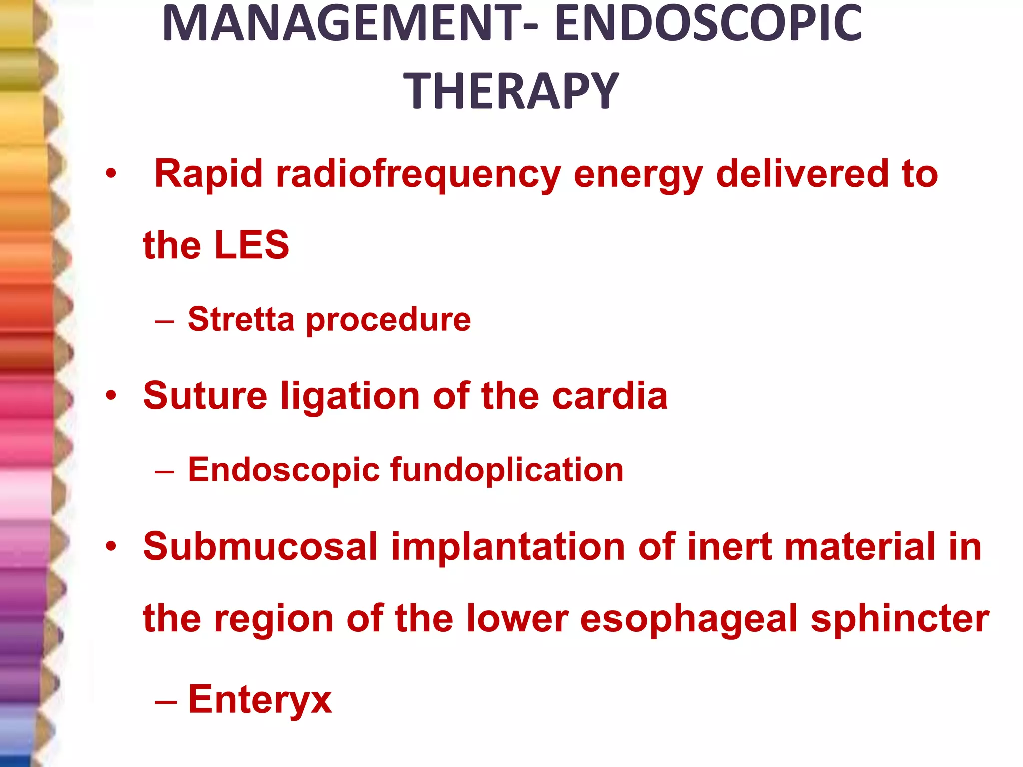 GASTRO ESOPHAGEAL REFLUX DISEASE | PPTX