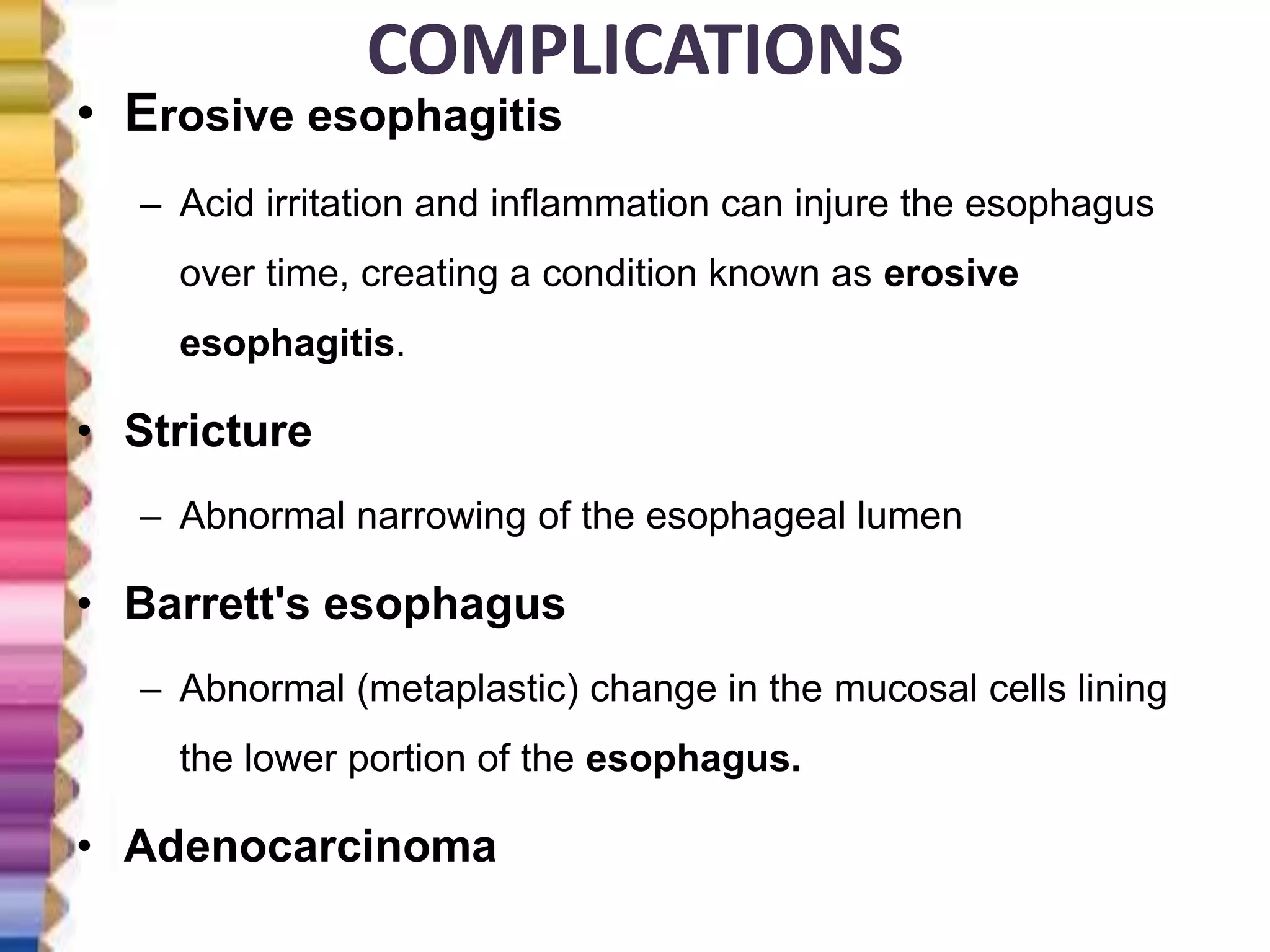 GASTRO ESOPHAGEAL REFLUX DISEASE | PPTX