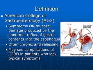 Gastro Esophageal Reflux Disease | PPT | Digestive Disorders | Diseases ...