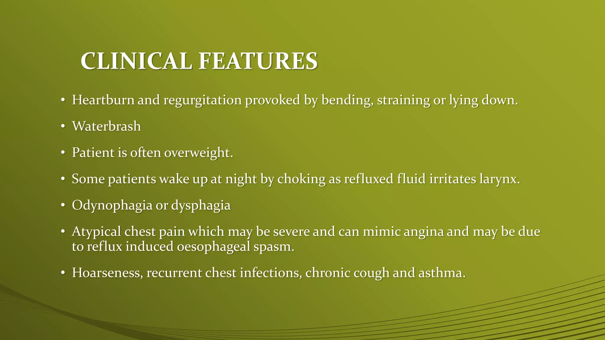 Gastroesophageal Reflux Disease (GERD) | PPTX